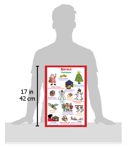 Italian Language Poster - Christmas / Natale: Bilingual Chart for Clas ...