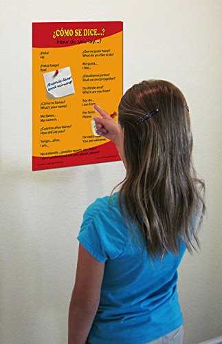 Spanish Language School Poster - Common greetings and phrases- Wall ch ...