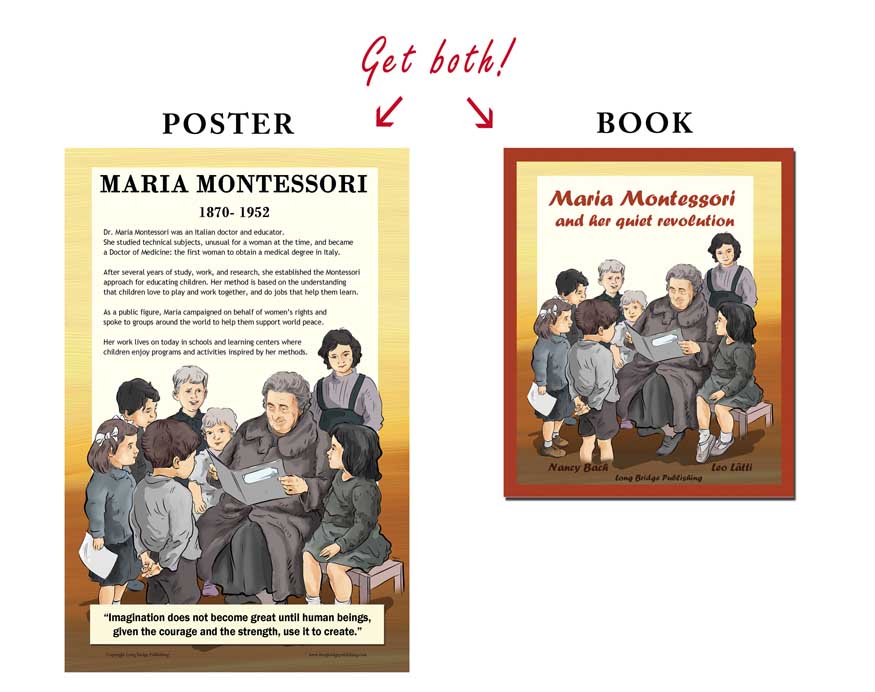 Maria Montessori School Poster – Long Bridge Publishing