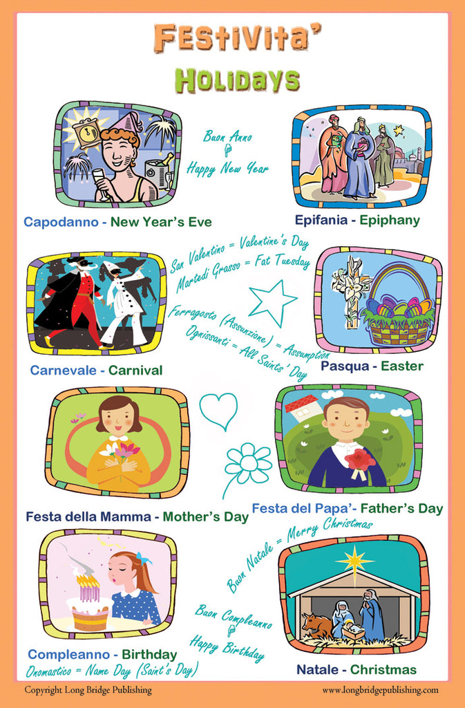 Holidays posters, set of 3 – Long Bridge Publishing